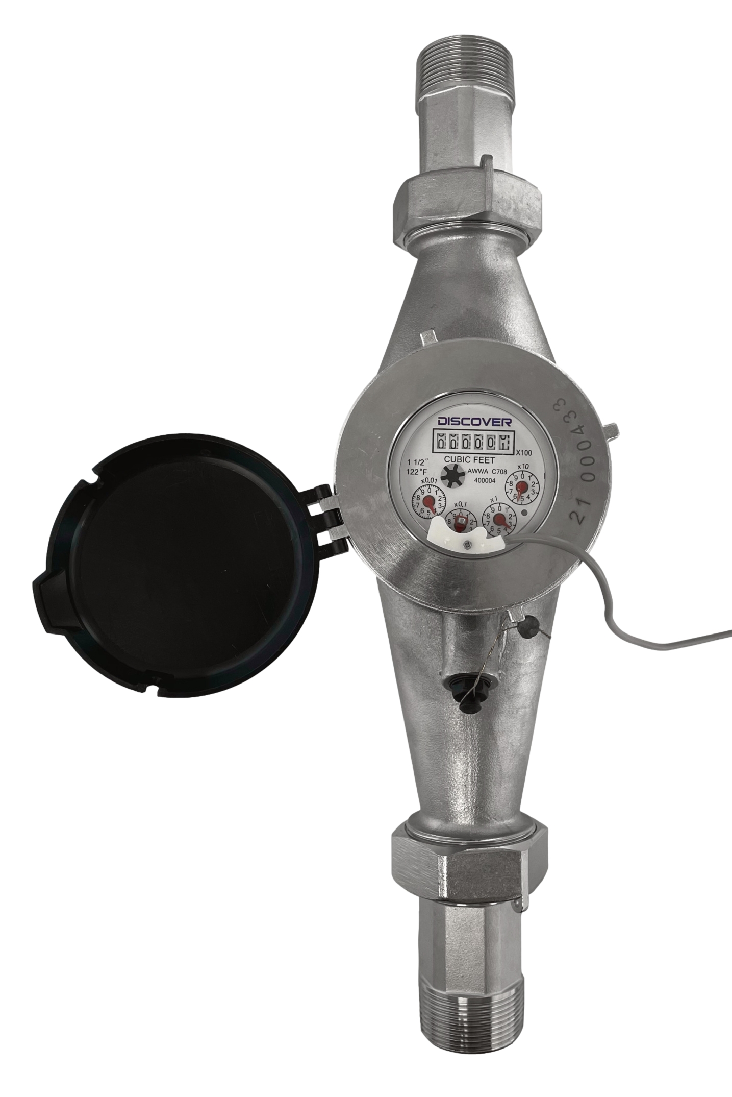 1 1 2 Stainless Steel Water Meter Cubic Feet 1 1 2 Stainless Steel Water Meter Cubic Feet